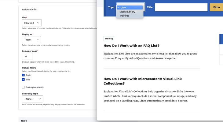 Work with Listing Pages | Digital Experience