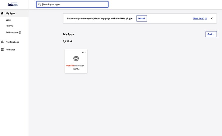 Log in Using Okta | Digital Experience
