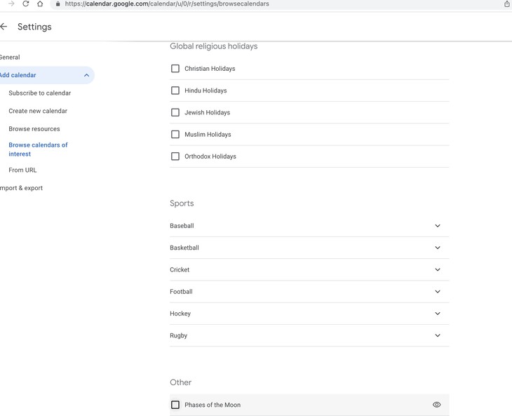 Embedded a Google Calendar | Digital Experience