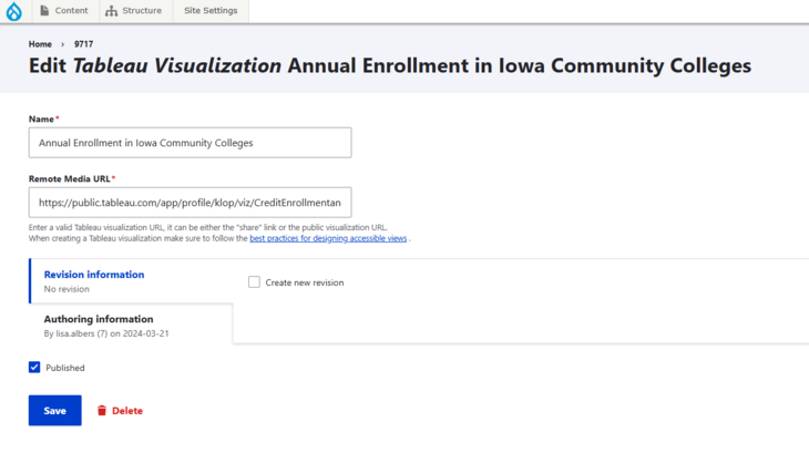 Work with Tableau Visualization | Digital Experience