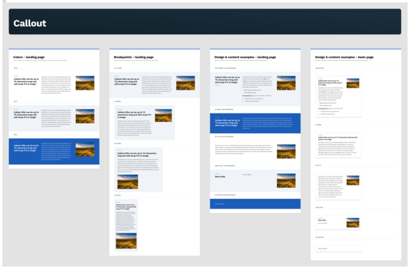 Work with Callouts | Digital Experience