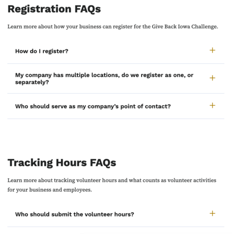 FAQs Best Practices | Digital Experience