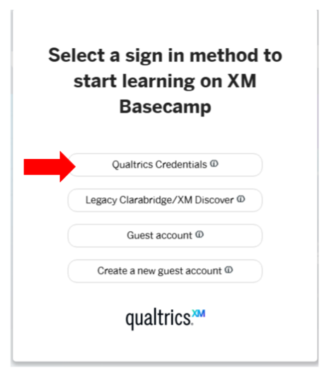 Access Qualtrics Basecamp | Digital Experience
